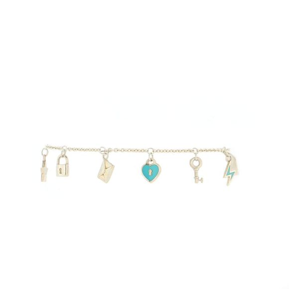 Tiffany & Co. | Jewelry | Tiffany Co Love Notes Charm Bracelet Sterling ...